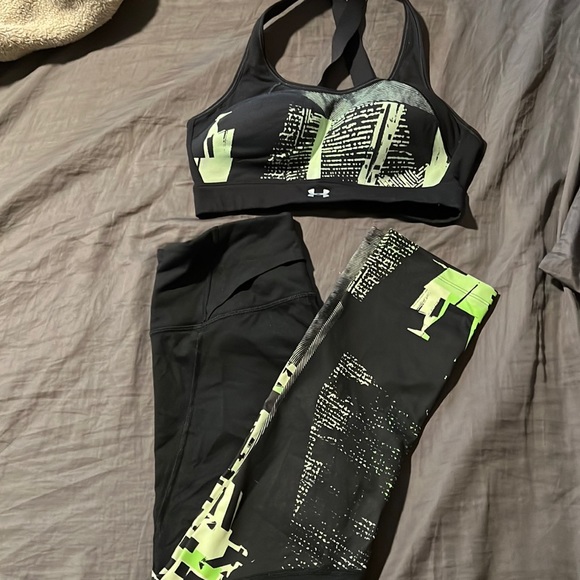 Under Armour | Pants & Jumpsuits | Underarmour Workout Set | Poshmark